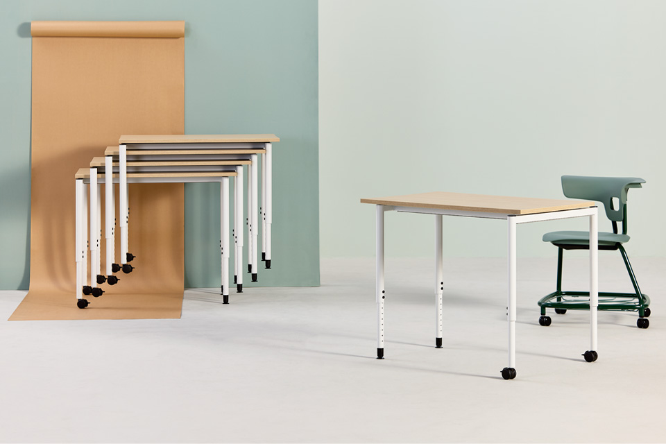 Ruckus Stacking Desks | Products | KI