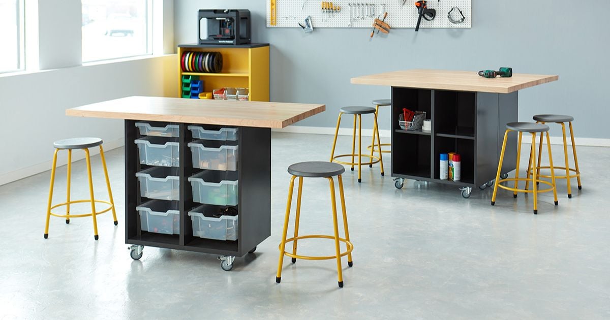 Ruckus Worktables: Supporting STEM, Makerspaces and More | KI