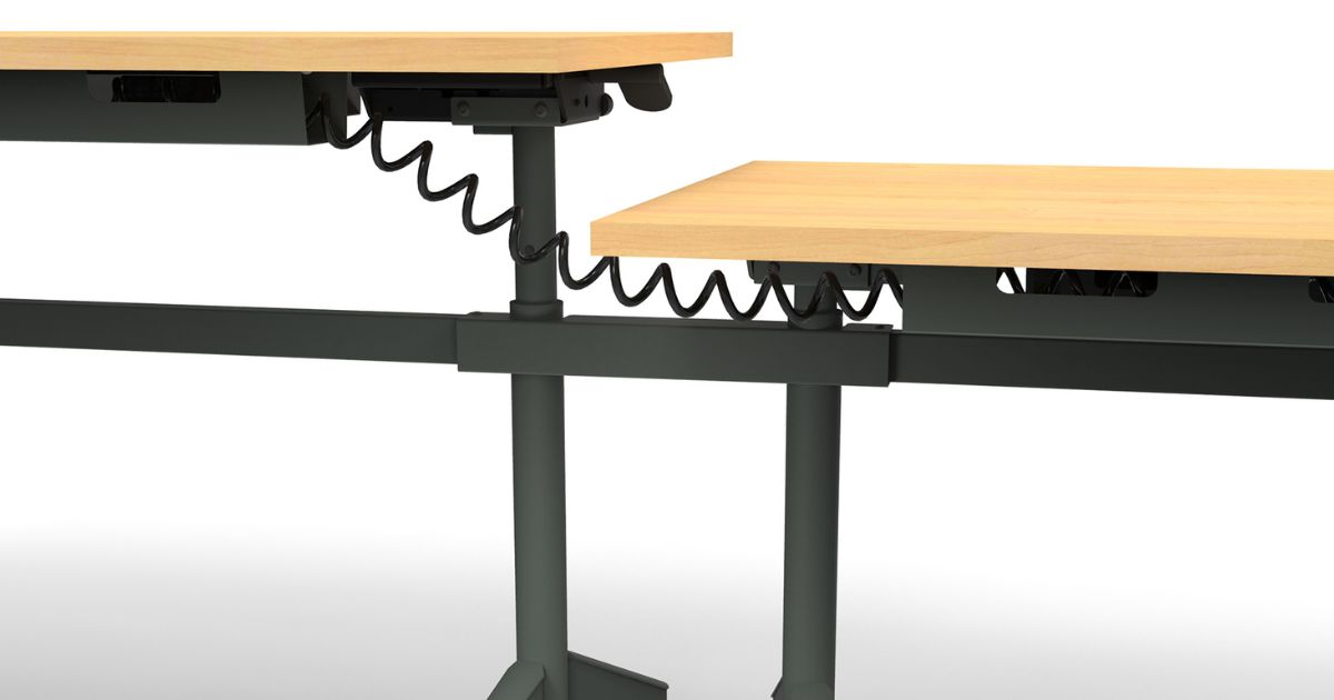 Pirouette Height-Adjustable Gangers and Electrical | KI