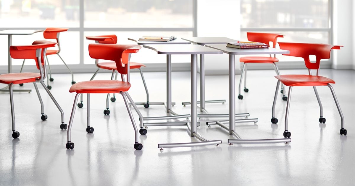 Ruckus Cantilever Desks | Products | KI