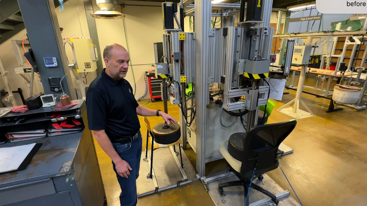 KI test lab pushes commercial furniture to the limits | Pressroom | KI